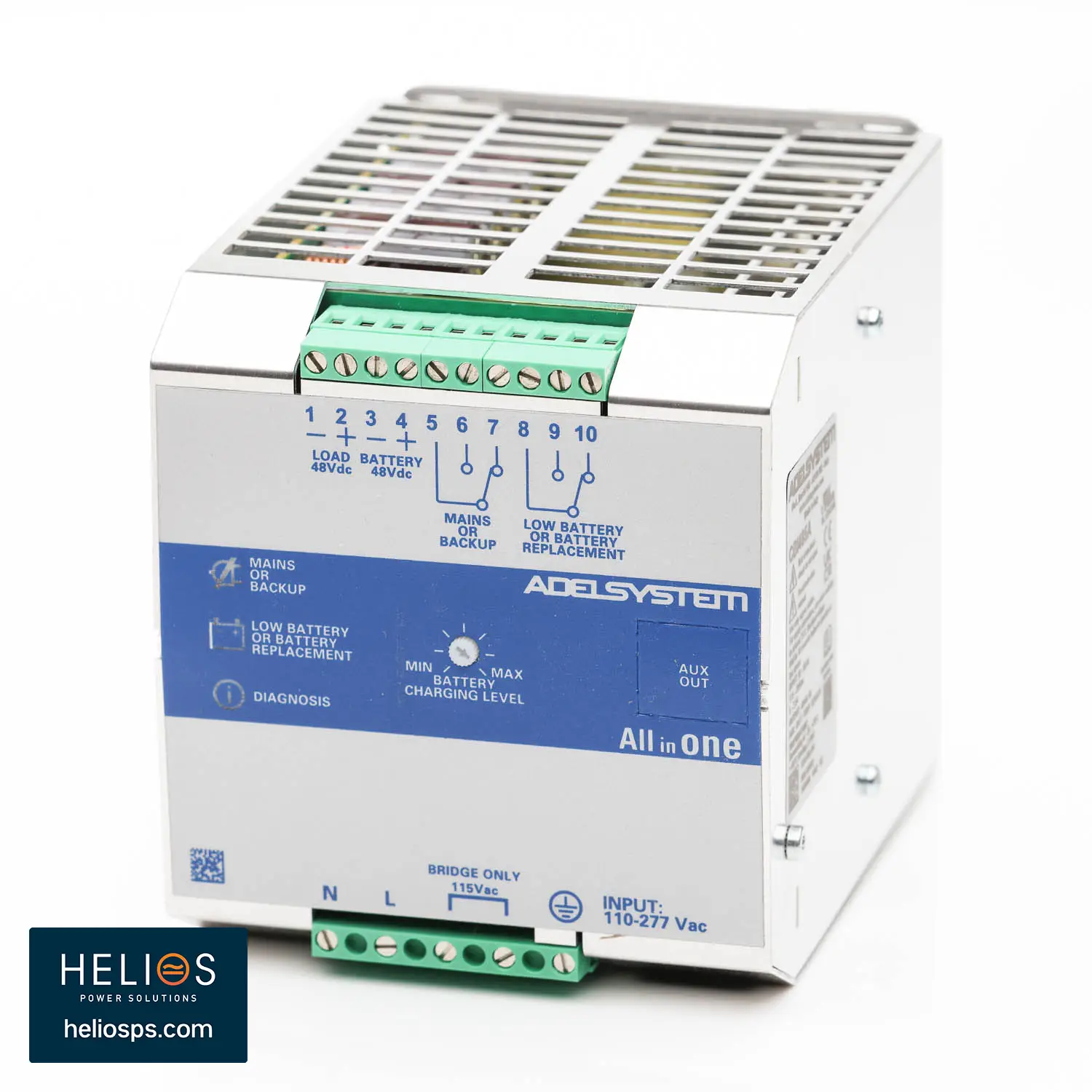 48V 5A 240W All-in-One DC UPS - DIN Rail - CBI485A » Helios Power ...