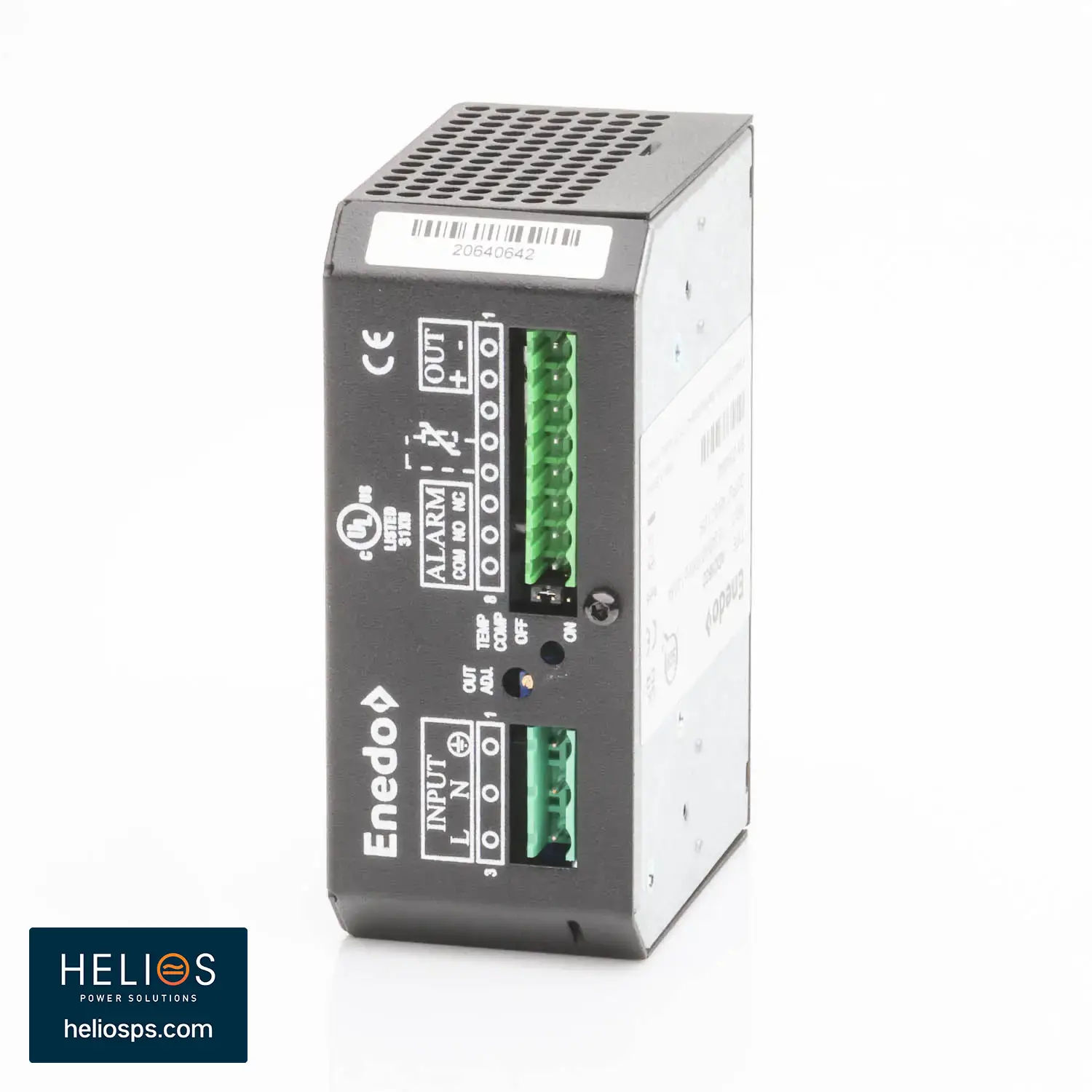 Enedo ADC5823 48Vdc 1.25A 60W DIN Rail PSU / Battery Charger » Helios ...